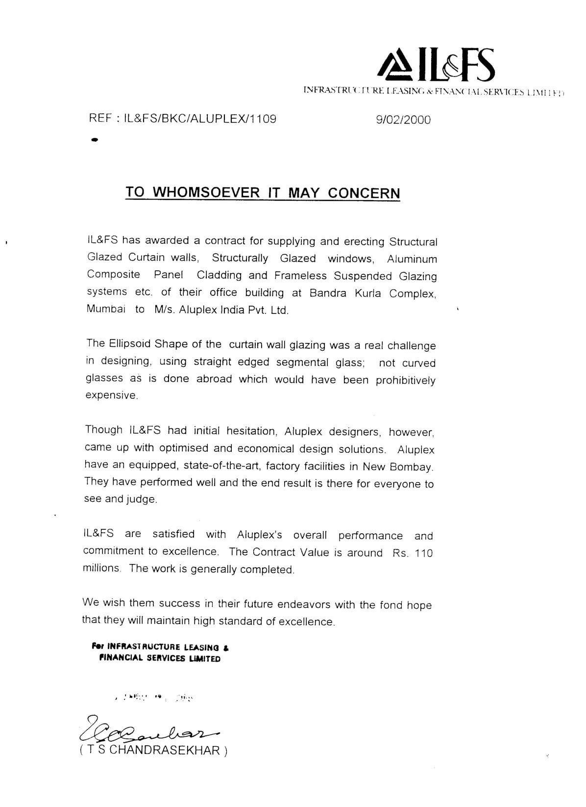 On Time Delivery – aluplex